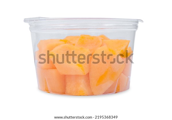 Melon Plastic Box Packaging Template Mockup Stock Photo 2195368349 ...