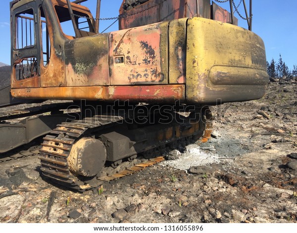 Melted Engine Fire Stock Photo 1316055896 | Shutterstock