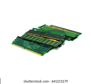 Memory Computer Isolated On White Background Stock Photo 641213179 ...