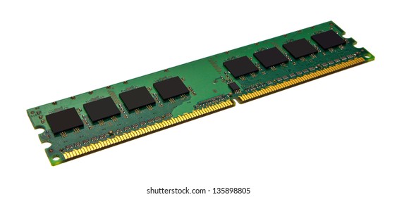 Memory Module Ram Closeup Isolated On Stock Photo 135898805 | Shutterstock