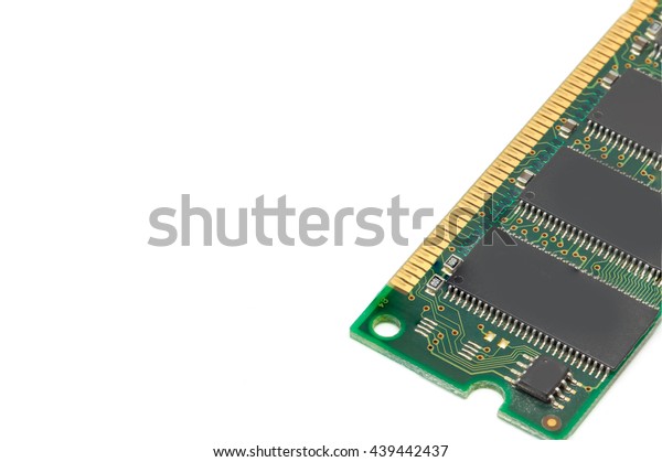 Memory Ram Isolated White Background Stock Photo (Edit Now) 439442437