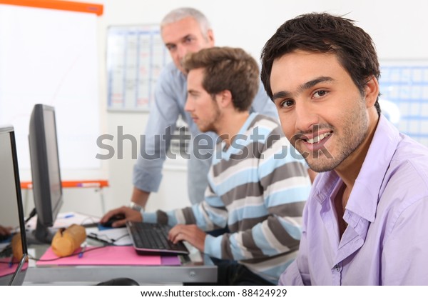 Men Computing Training Stock Photo 88424929 | Shutterstock