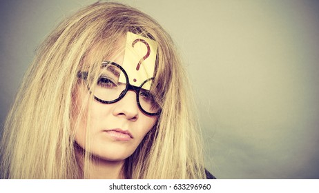 Mental Effort Finding Problem Solution Face Stock Photo (Edit Now ...