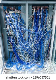 Messy Ethernet Cable Network Rack Stock Photo 1296037501 | Shutterstock