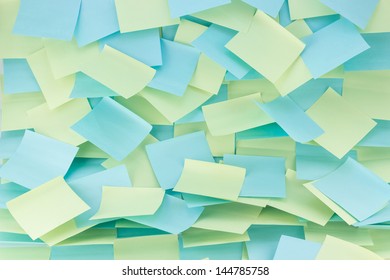 Messy Patterned Wall Sticky Notes Stock Photo 144785758 | Shutterstock