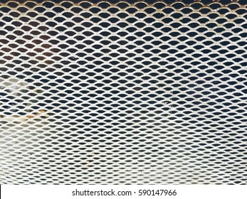 Metal Grid Regular Pattern On Black Stock Photo 590147966 | Shutterstock