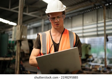 Metal Industry Worker Dressed Work Wear Stock Photo 2198295885 ...