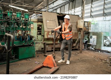Metal Industry Worker Dressed Work Wear Stock Photo 2198295887 ...