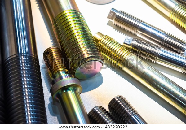 Metal Products Thread Threaded Studs Different Stock Photo (Edit Now ...