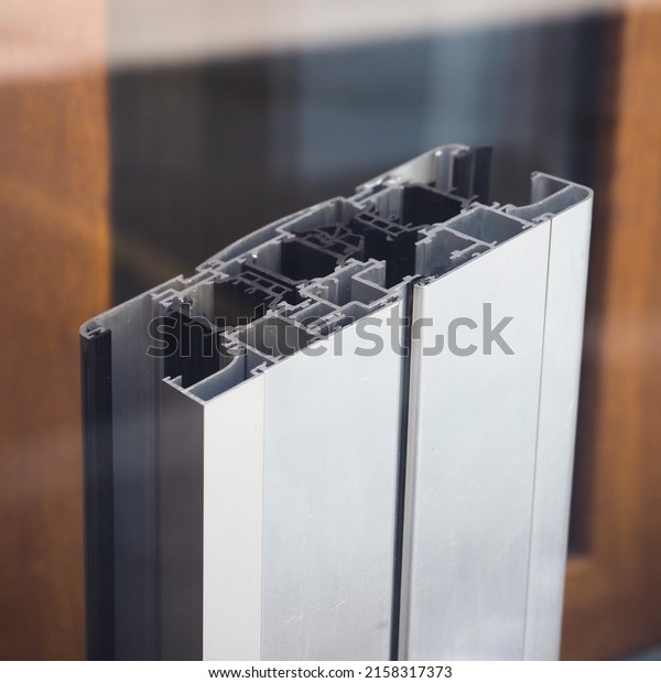 Metallic Window Frame Section Air Chambers Stock Photo 2158317373 ...