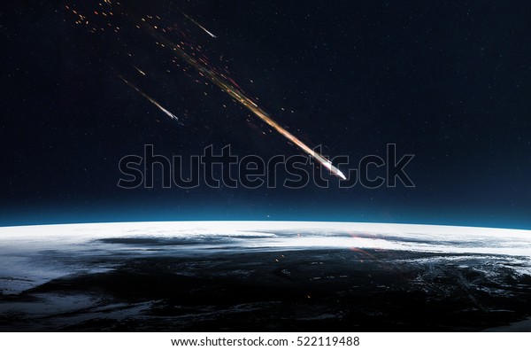 Meteor Shower Elements This Image Furnished Stock Photo (Edit Now ...