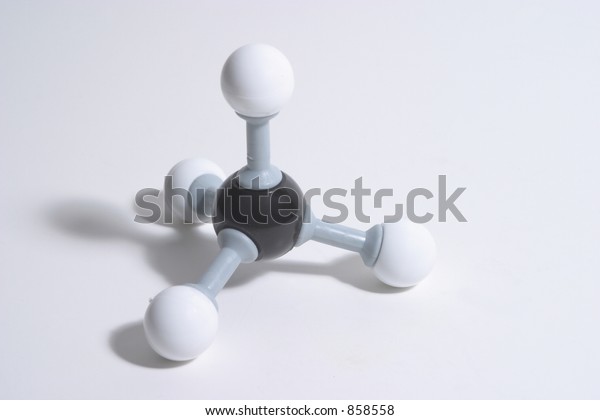 Methane Molecule Model Stock Photo 858558 | Shutterstock
