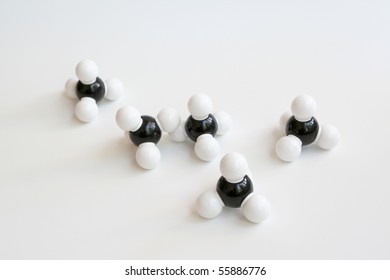 Natural Gas Molecules Methane Ethane Propane Stock Photo 55886788 ...