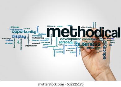 Methodical Word Cloud Concept On Grey Stock Photo 602225195 | Shutterstock