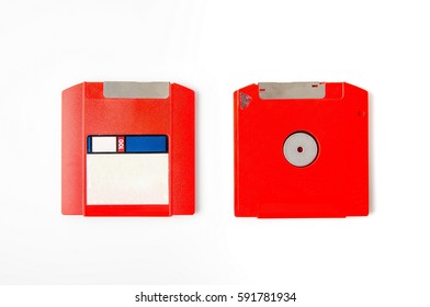 Computer Floppy Disk Front Back View Stock Photo (Edit Now) 759617482