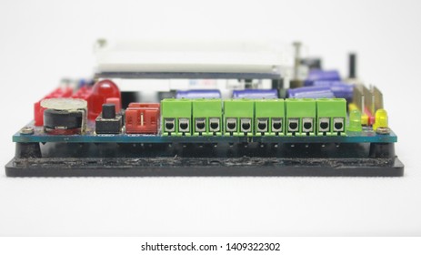 Microcontroller Build Closeup Showing Components Wiring Stockfoto ...