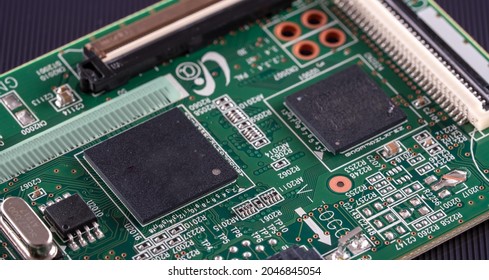 Microcontroller Pcb Close Printed Circuit Board Stock Photo 2046845054 ...