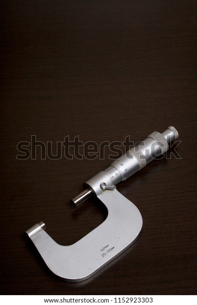 Micrometer Circular Scale External Measurements Measuring Stock Photo ...