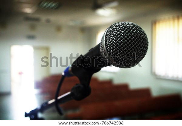 Microphone Classroom Stock Photo 706742506 | Shutterstock