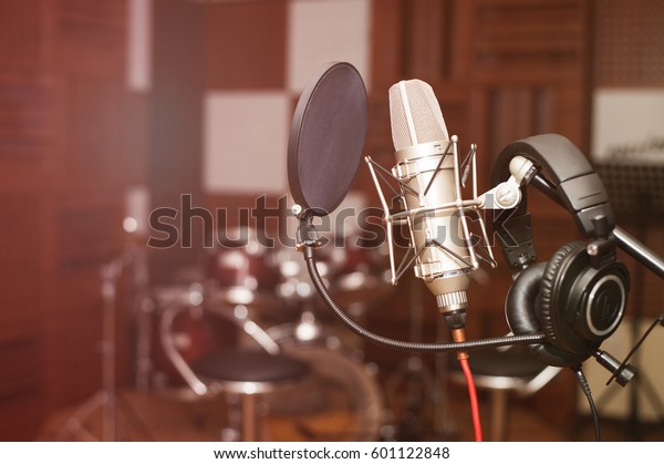 Microphone Recording Studio Stock Photo (Edit Now) 601122848