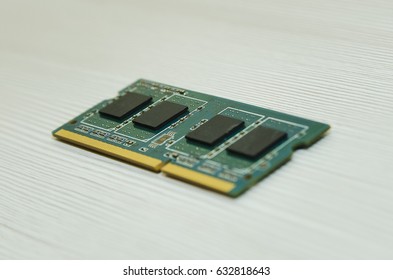 Free Stock Photo of Close-up of a computer RAM module with gold contact ...