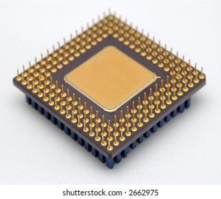 Microprocessor Isolated On White Background Stock Photo 2662975 ...