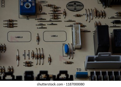 Microprocessor Motherboard Background Computer Board Chip Stock Photo ...