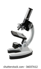 27,974 Black microscope isolated on white Images, Stock Photos ...