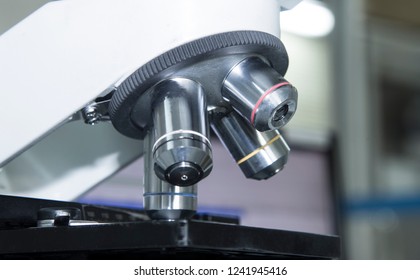 Microscope Objective Lens Laboratory Stock Photo 1241945416 | Shutterstock
