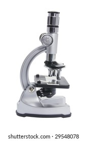 Microscope On Isolated White Background Stock Photo (Edit Now) 29548078