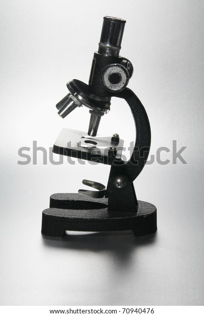 Microscope On Seamless Grey Background Stock Photo 70940476 | Shutterstock