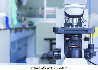 Close Microscope Blood Laboratory Concept Science Stock Photo (Edit Now ...
