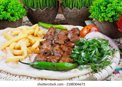Middle Eastern Arabian Roasted Mutton Lamp Stock Photo 2188304673 ...