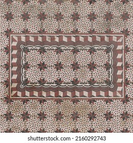 Middle Eastern Floors Intricate Patterns Realistic Stock Photo ...