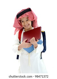 Arabic Middle Eastern School Child Books Stock Photo (Edit Now) 98471348