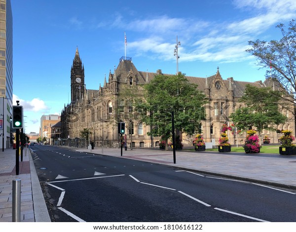 Middlesbrough Town Centre Middlesbrough Town Hall Stock Photo ...