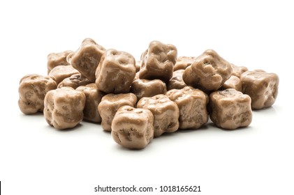 Milk Chocolate Coconut Cubes Stack Isolated Stock Photo (Edit Now ...
