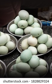 Millennial Eggs Fermented Eggs Green Shell Stock Photo (Edit Now ...