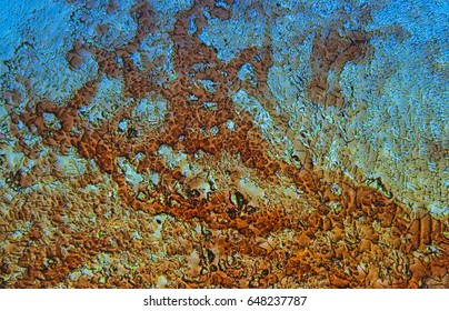 Mineral Structure Under Microscope Microscopical Inorganic Stock Photo ...
