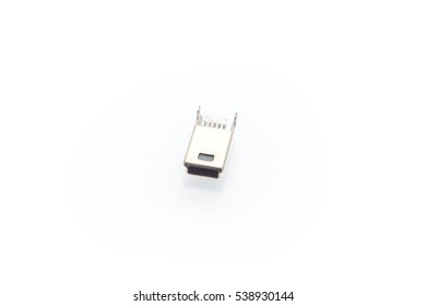 Mini Usb Socket Pcb Mountage Isolated Stock Photo 538930144 | Shutterstock