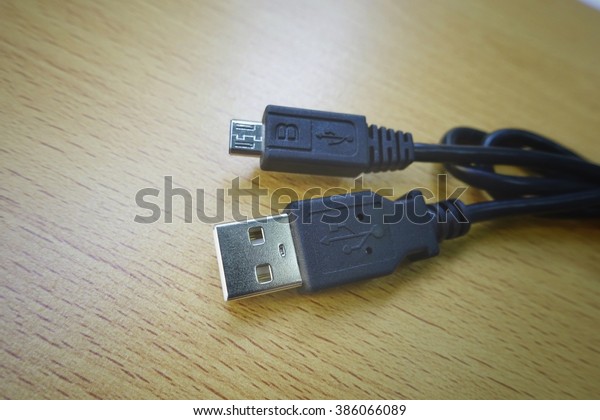 Mini Usb Universal Serial Bus Connector Stock Photo 386066089 ...