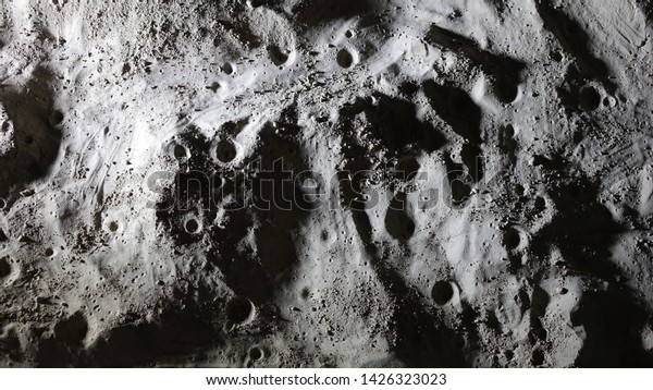 Miniature Scale Model Moon Surface Craters Stock Photo 1426323023 ...