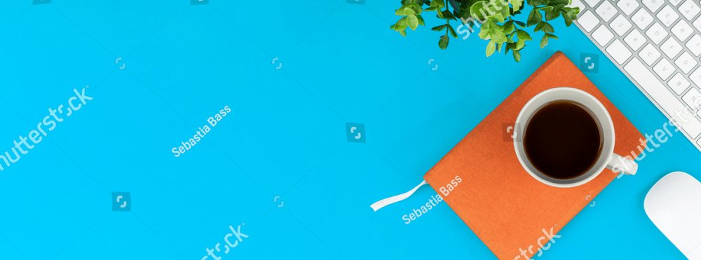 A Minimal work space - Creative flat lay photo of workspace desk. Top ...