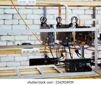 Mining Rig Machine Cryptocurrency Using Powerful Stock Photo 2162924939 ...
