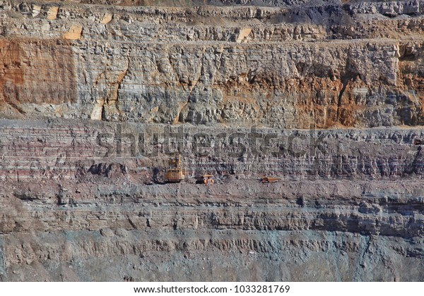 Mining Theme Background Diamond Dyke Quarry Stock Photo 1033281769 ...