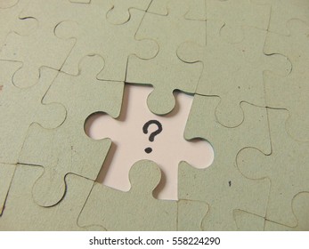 Missing Piece Puzzle Question Mark Stock Photo 558224290 | Shutterstock