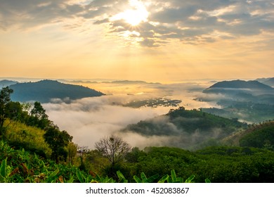Sunrise Sipinsur Geopark Stock Photo (Edit Now) 1307011390