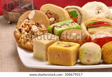 Mix Mithai Stock Photo (Edit Now) 308679017 - Shutterstock