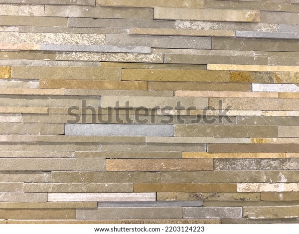Mixed Color Brick Wall Pattern Modern Stock Photo 2203124223 | Shutterstock