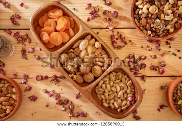 Mixed Nuts Middle Eastern Stock Photo 1205890015 | Shutterstock